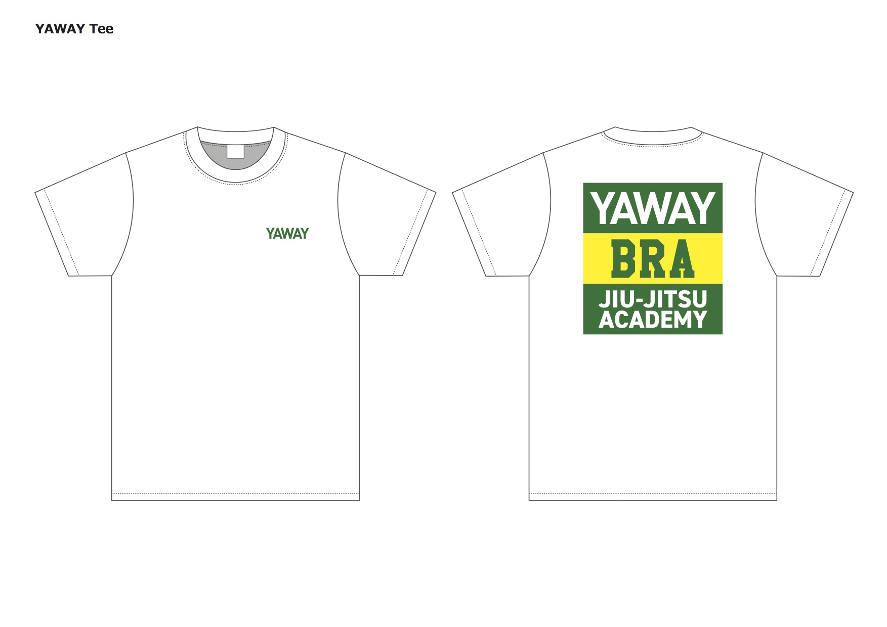 限定モデルYAWAY T-SHIRT注文受付開始。 | YAWAY JIU-JITSU ACADEMY
